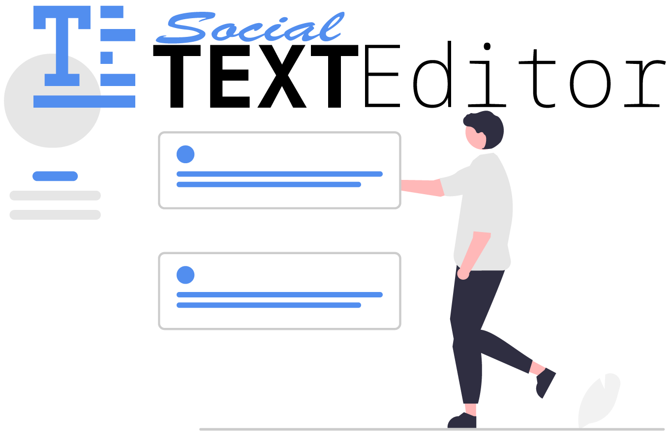 Social Text Editor